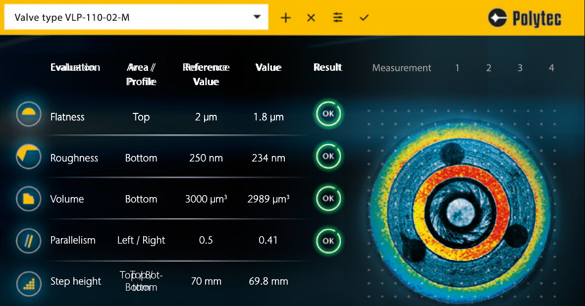 Topography measurement software - Polytec